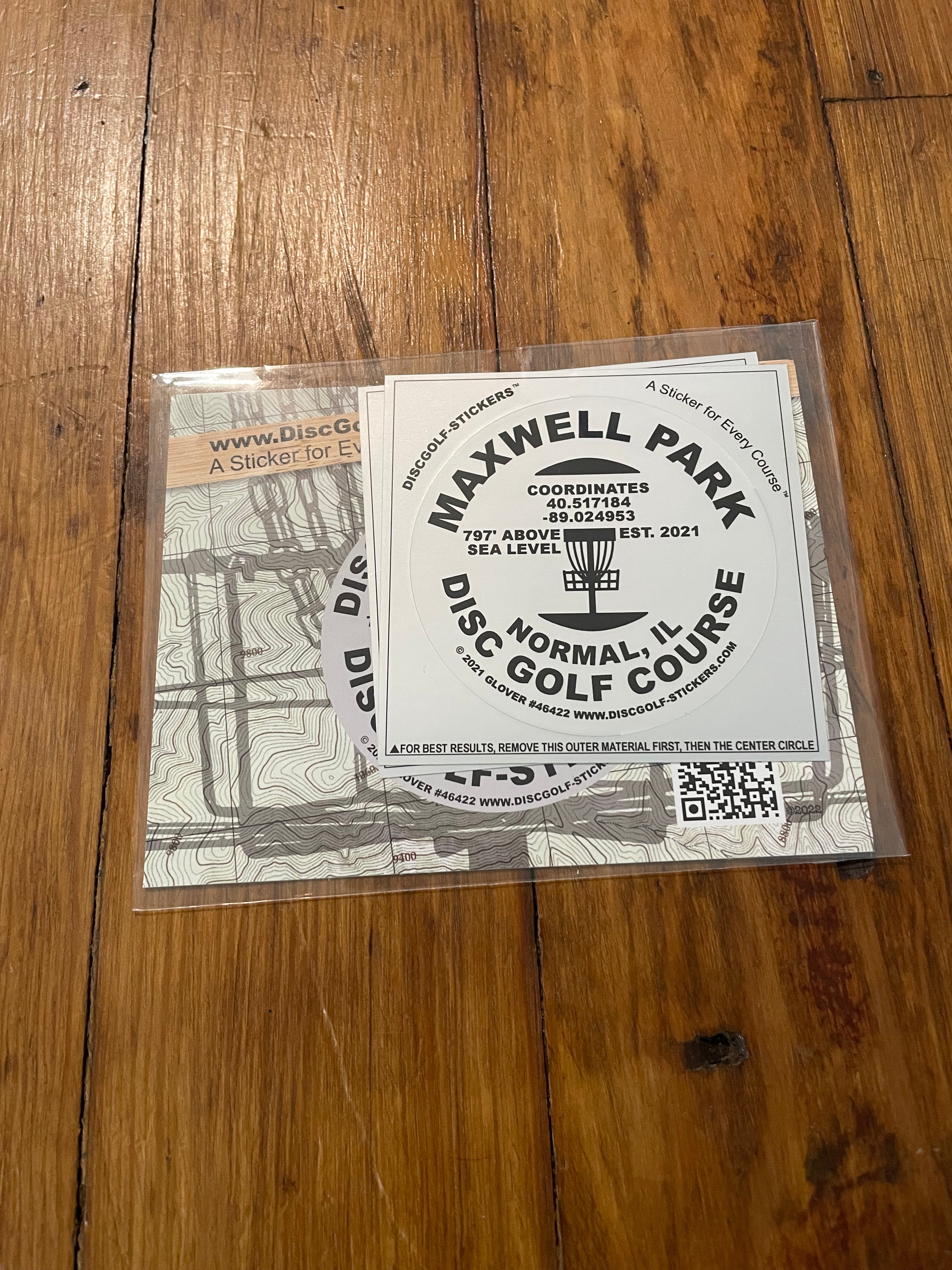 Maxwell Park Sticker – Rock It Discs